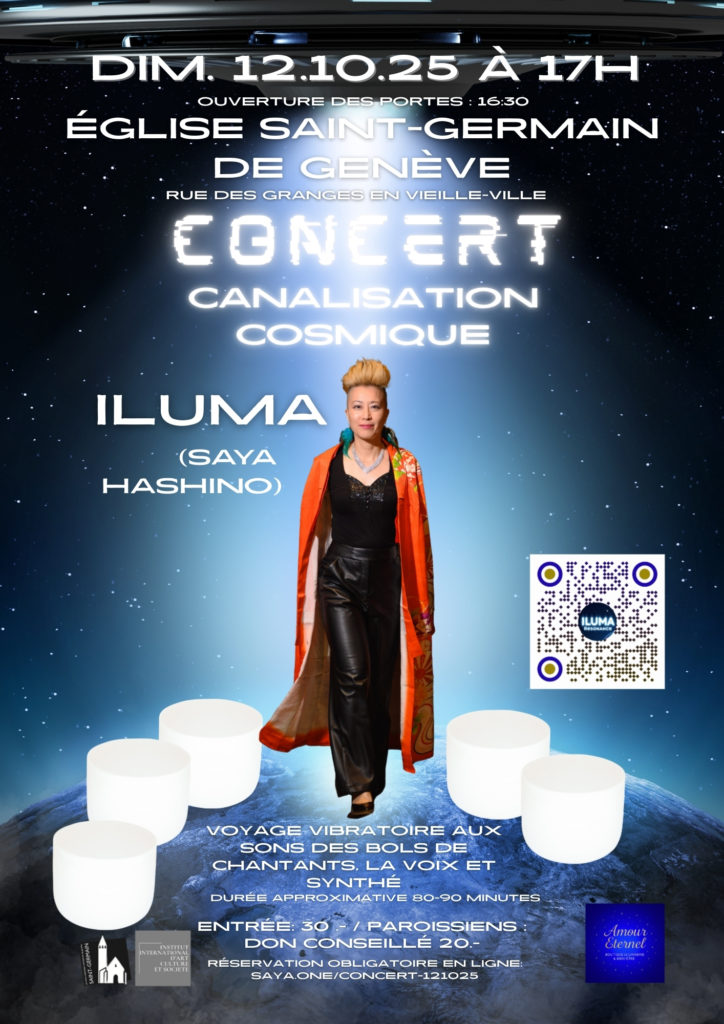 Concert Canalisation Cosmique Réservation ILUMA Saya Hashino